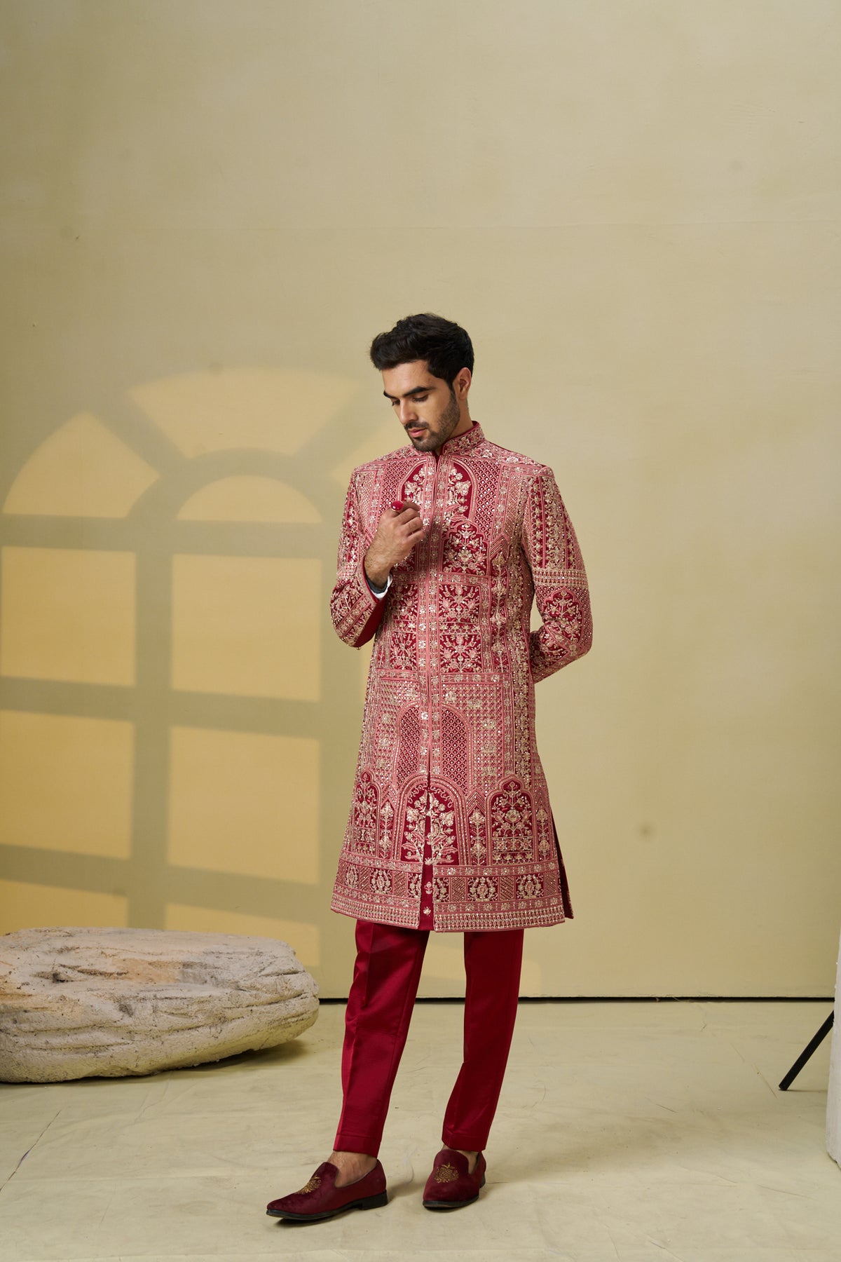 Buy Ethnic Wedding Sherwani for Men Online | Shreeman