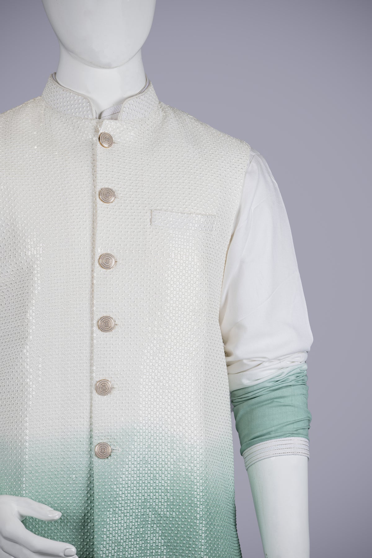 Buy Men's Kurta Jacket Set for Wedding | Designer Jacket Set | Shreeman