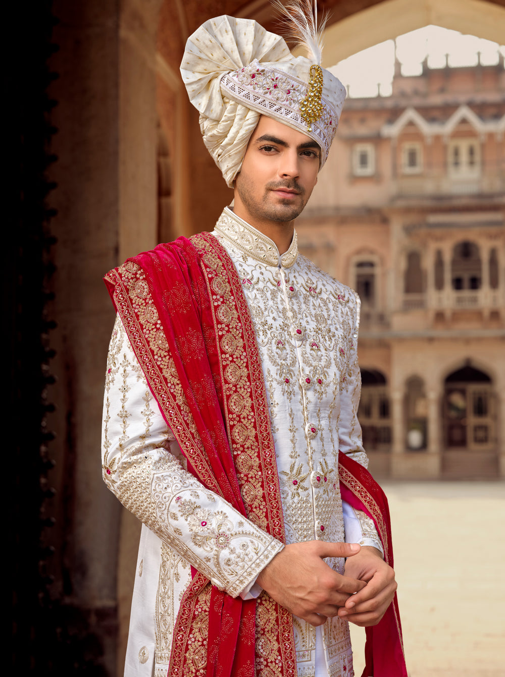 Buy Ethnic Wedding Sherwani for Men Online | Shreeman