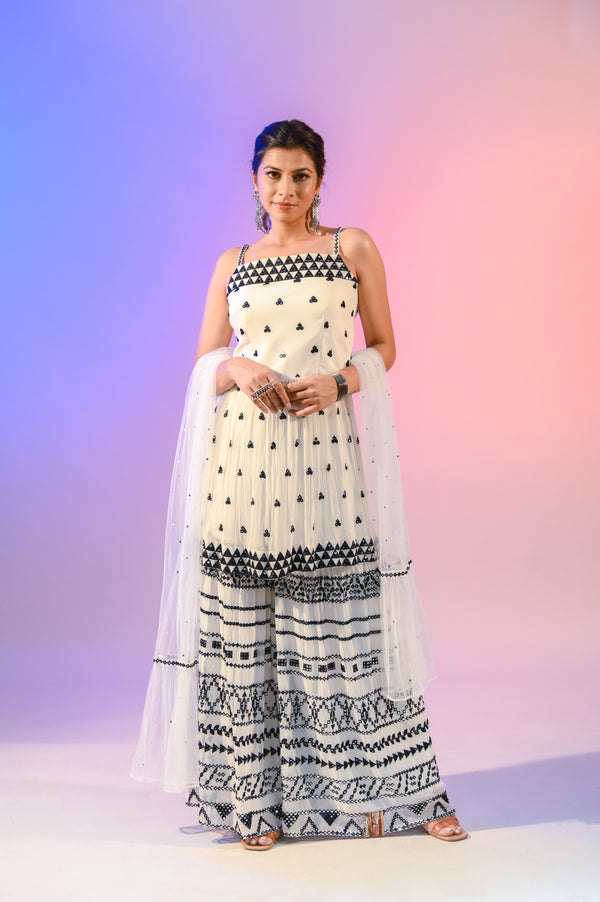 Ethnic Palazzo Set – Buy Designer Palazzo Set Online for Women | Shreeman