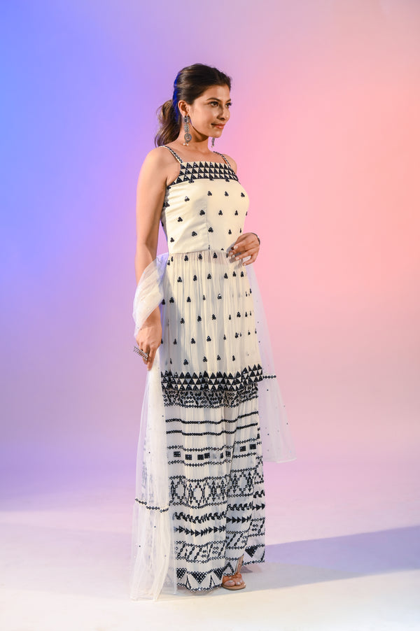 Ethnic Palazzo Set – Buy Designer Palazzo Set Online for Women | Shreeman